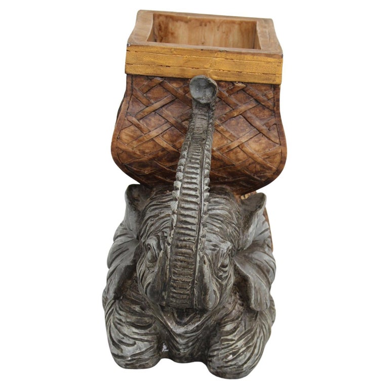 Elephant Décor Planter For Sale at 1stDibs