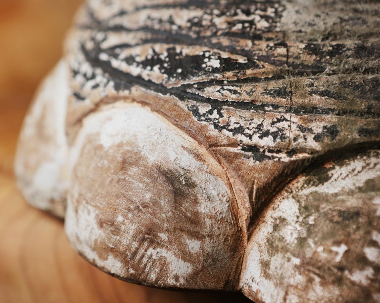 Elephant Foot Set of Two Side Table in Solid Wood at 1stDibs | elephant ...