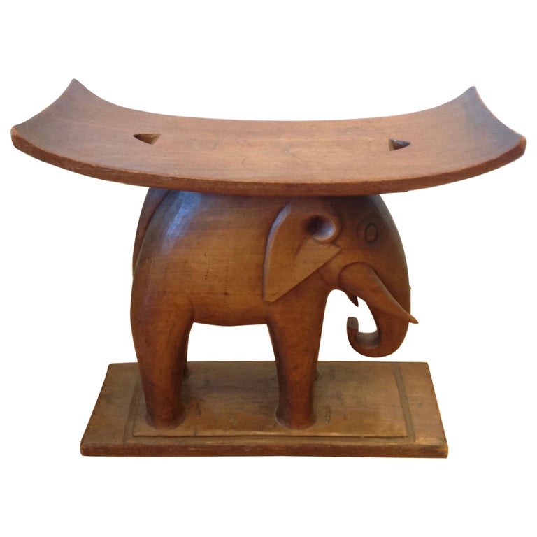 Elephant Form Ashanti Bench at 1stDibs