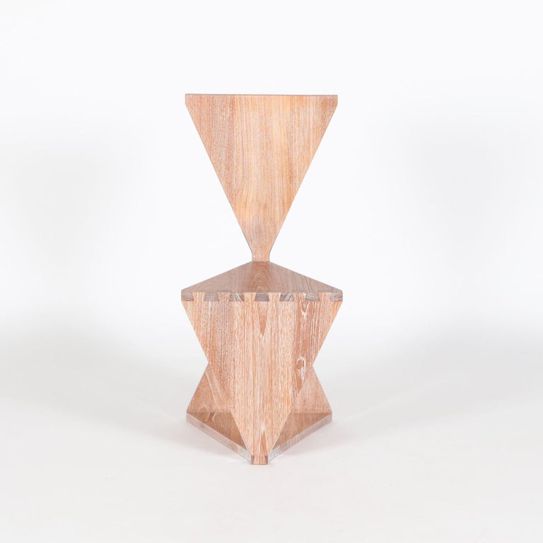 "Elfenbein" Cerused Solid Teak Hall Chair by Maximilian Eicke for Max ...