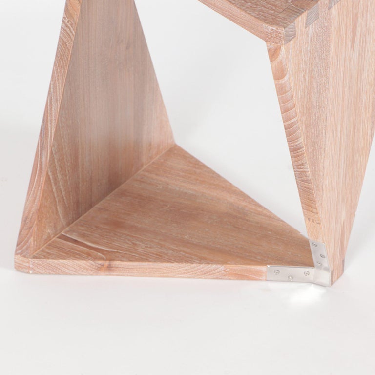 "Elfenbein" Cerused Solid Teak Hall Chair by Maximilian Eicke for Max ...