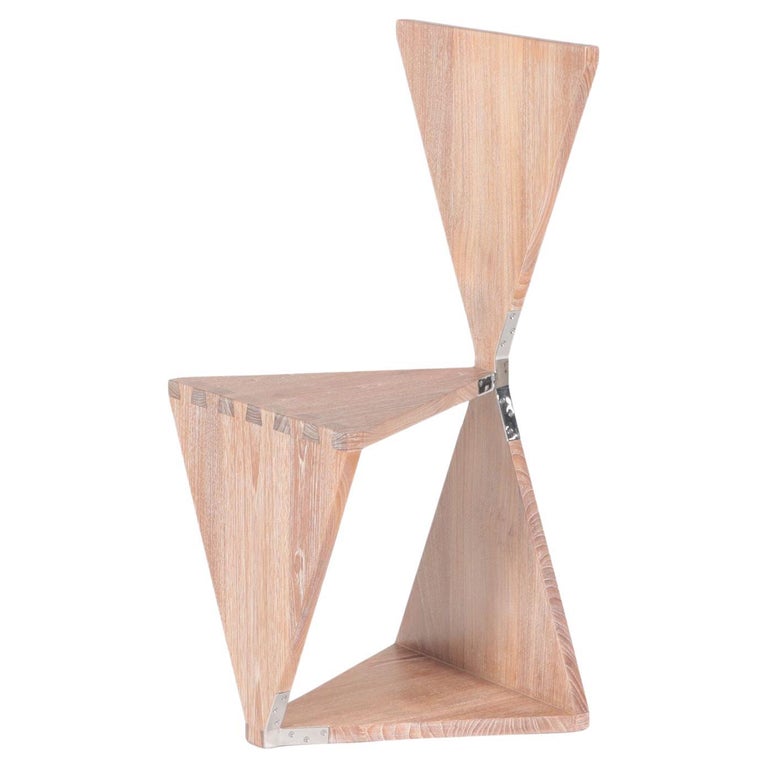 "Elfenbein" Cerused Solid Teak Hall Chair by Maximilian Eicke for Max ...
