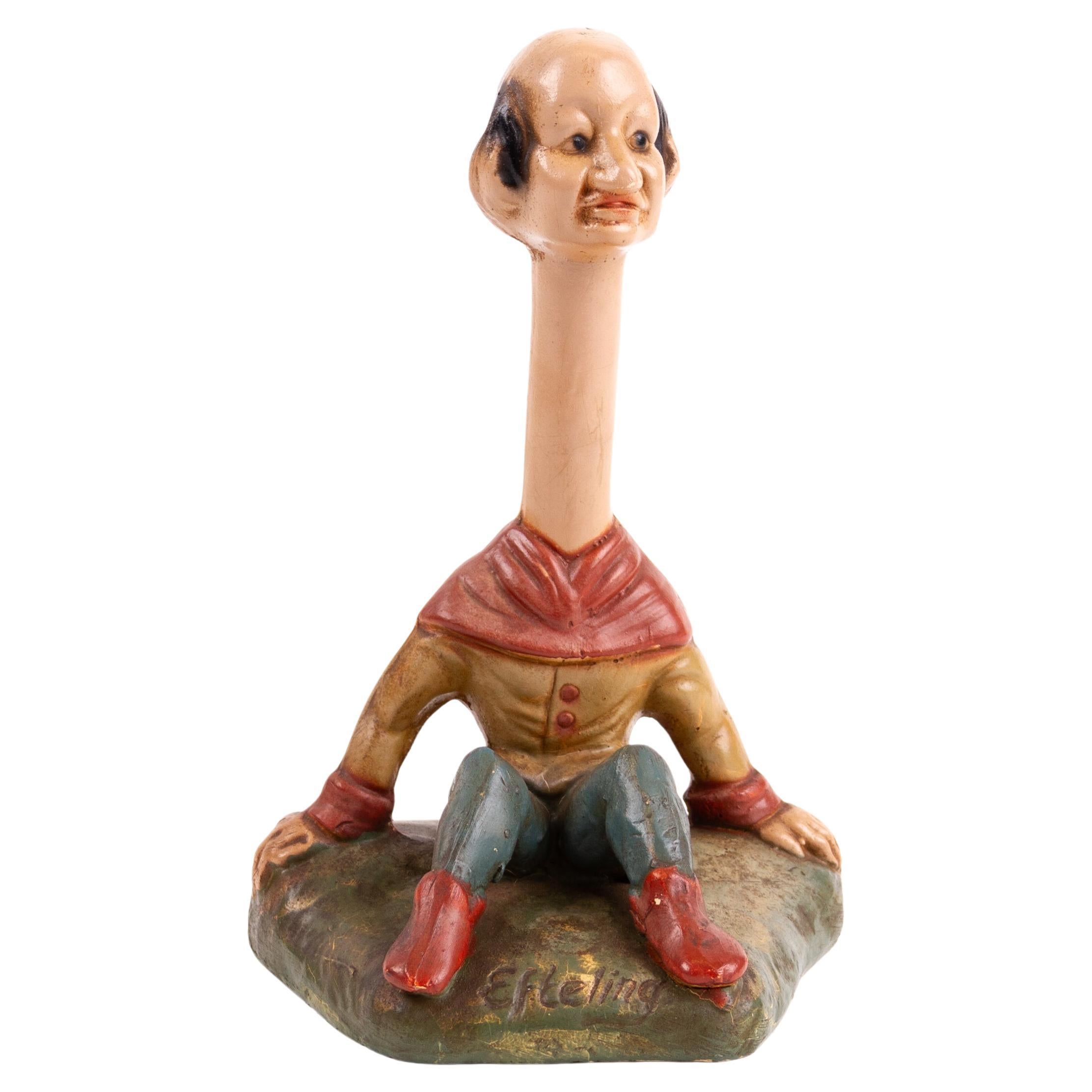 Elfteling Theme Park Memorabilia Longneck Ceramic Sculpture For Sale at ...