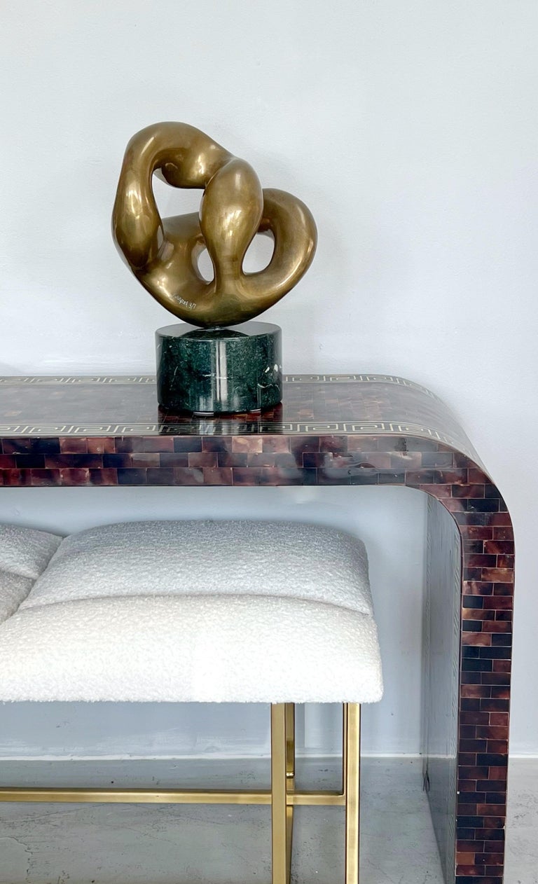 Eli Karpel Large Abstract Bronze Sculpture on Marble Base 3/7 For Sale ...