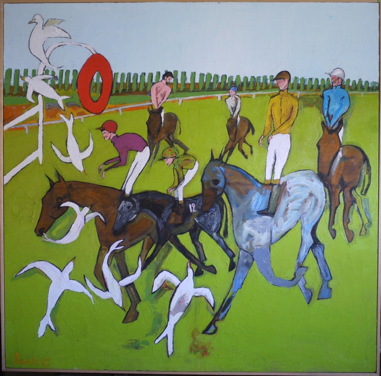 Elie Lambert - The seagulls - Deauville at 1stDibs