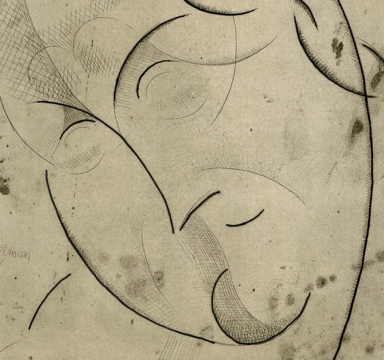 Elie Nadelman - Girl's Head - Woman's Head (Harvard) For Sale at 1stDibs