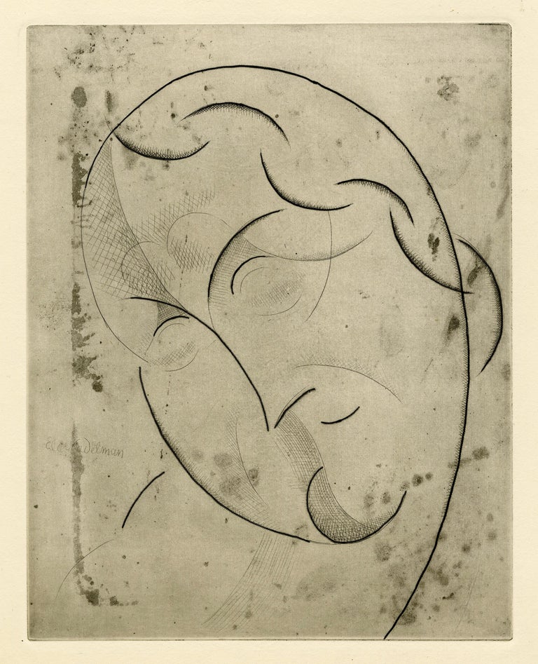 Elie Nadelman - Girl's Head - Woman's Head (Harvard) For Sale at 1stDibs