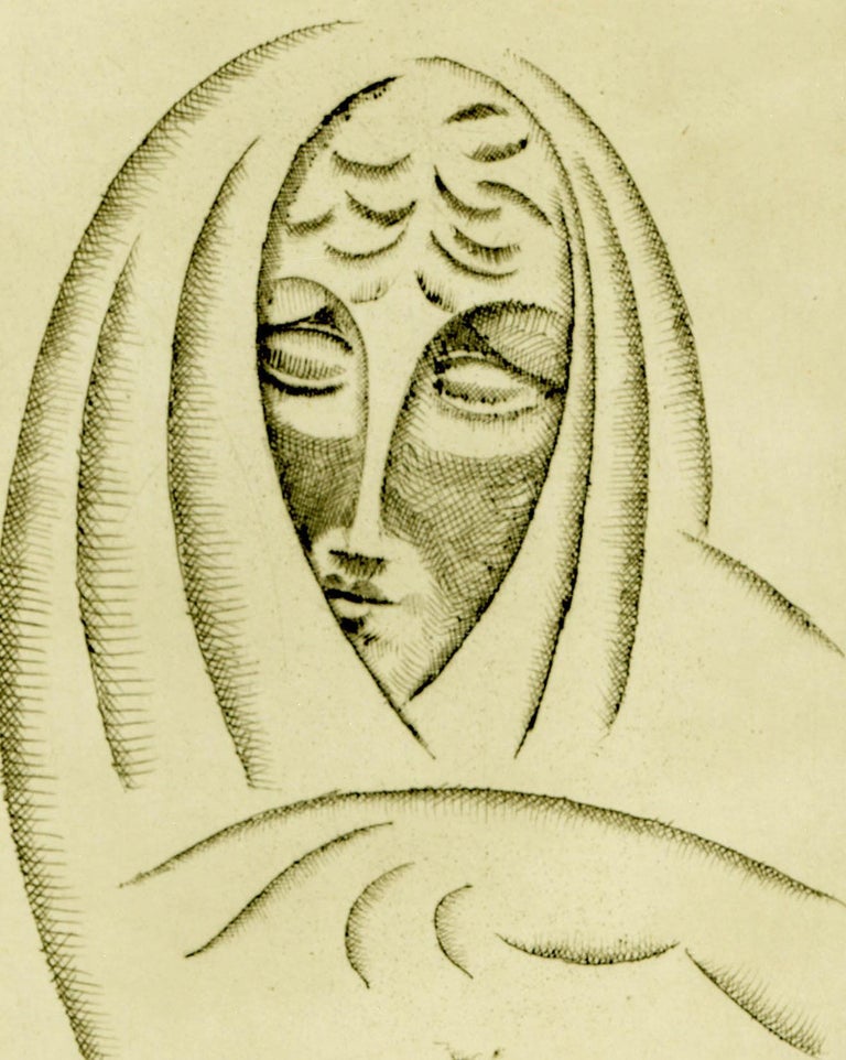 Elie Nadelman - Woman's Head For Sale at 1stDibs