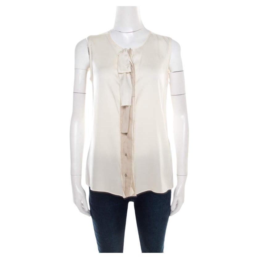 John Galliano Cheosam Style Fur Trim Top at 1stDibs
