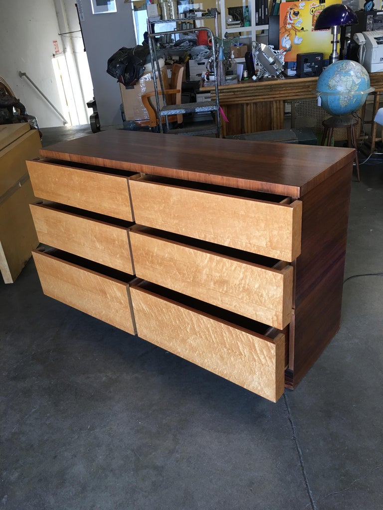 Eliel Saarinen Inspired Streamline Moderne 6-Drawer Chest Of Drawers ...