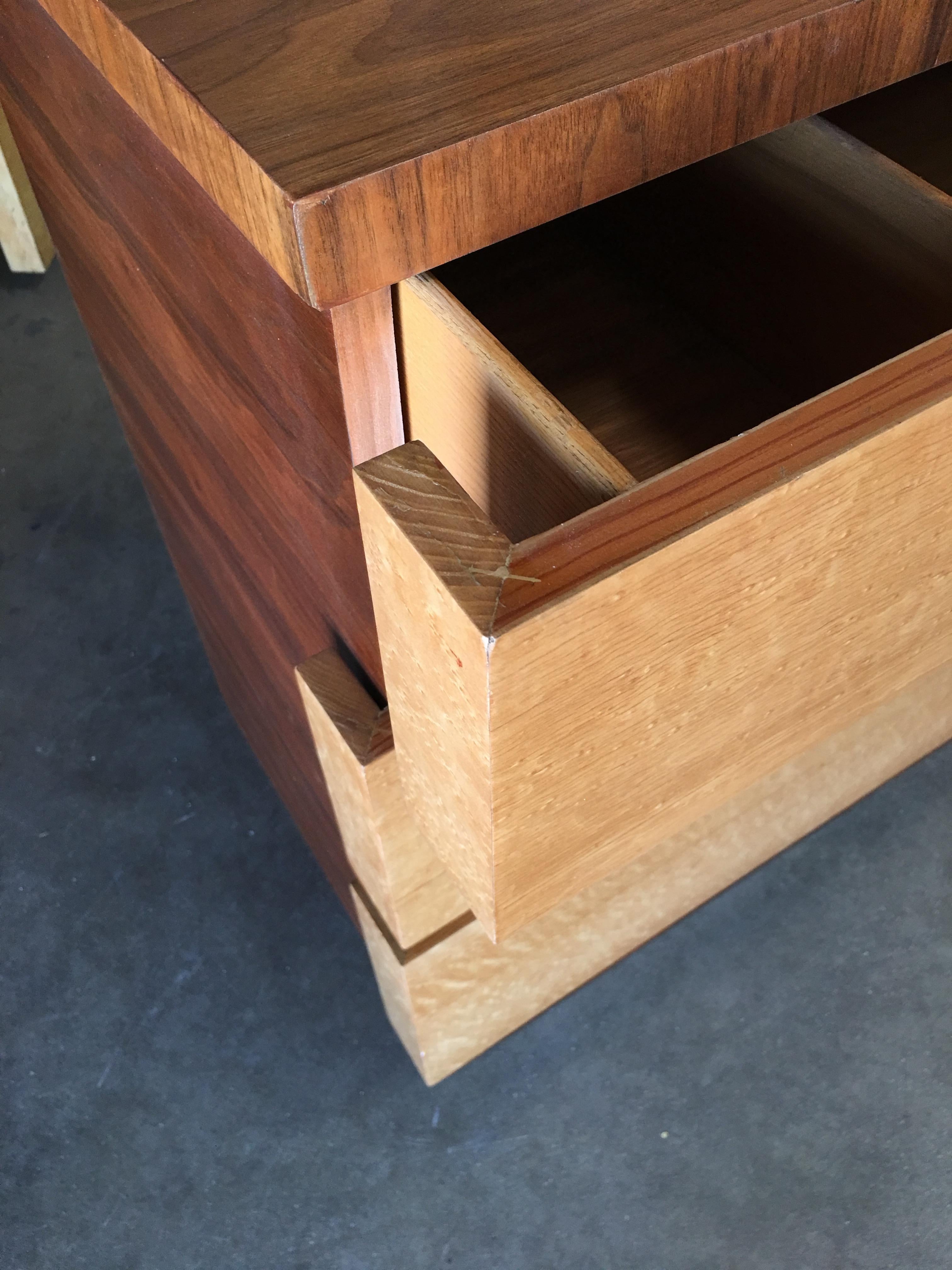 Eliel Saarinen Inspired Streamline Moderne 6-Drawer Dresser For Sale at ...