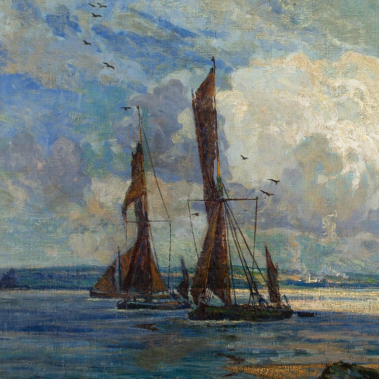 Elijah Albert Cox - Elijah Albert Cox, Fishermen's Wives On A Dike ...