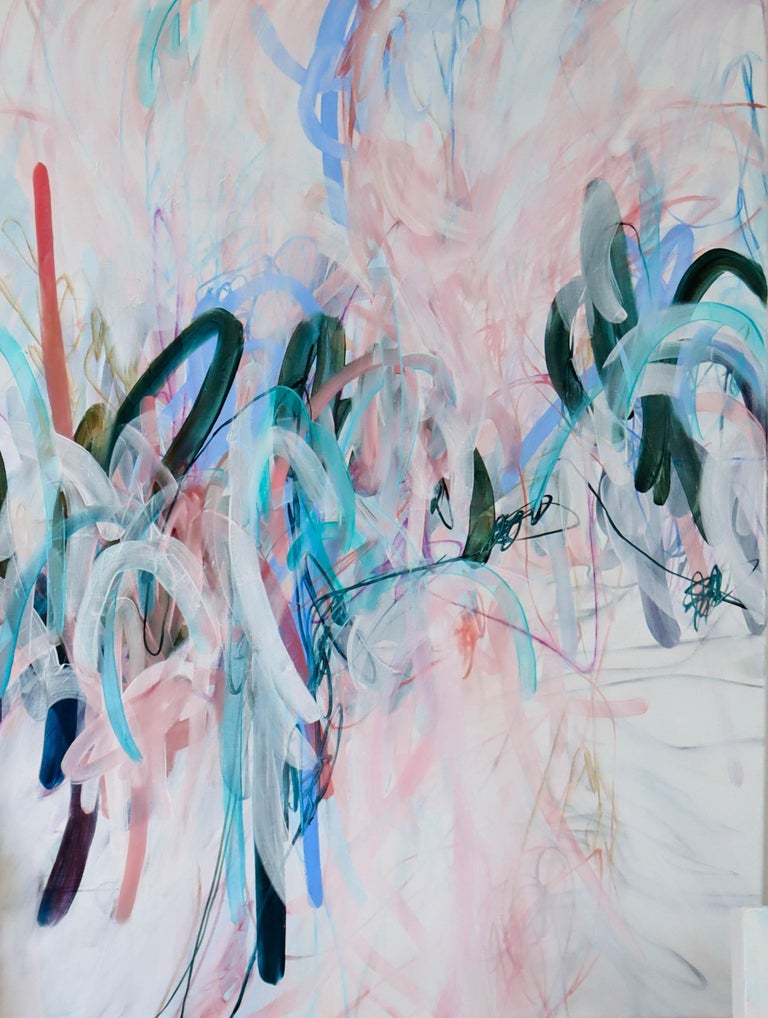 Elin Kereby - "Motion of A Love Story", Oil, Acrylics and Oil Pastel ...