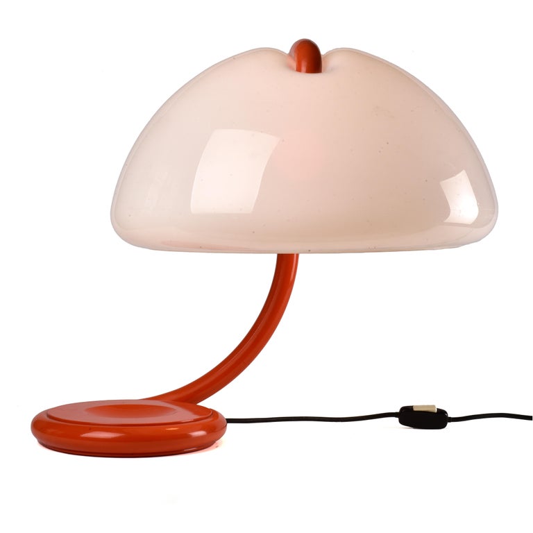 Elio Martinelli '1921-2004' Orange Serpente Lamp, circa 1969 Martinelli ...