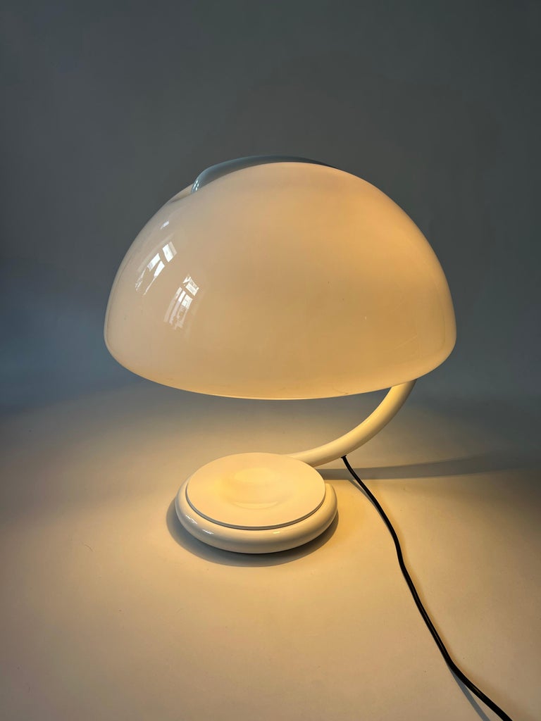Elio Martinelli Serpente Lamp for Martinelli Luce For Sale at 1stDibs