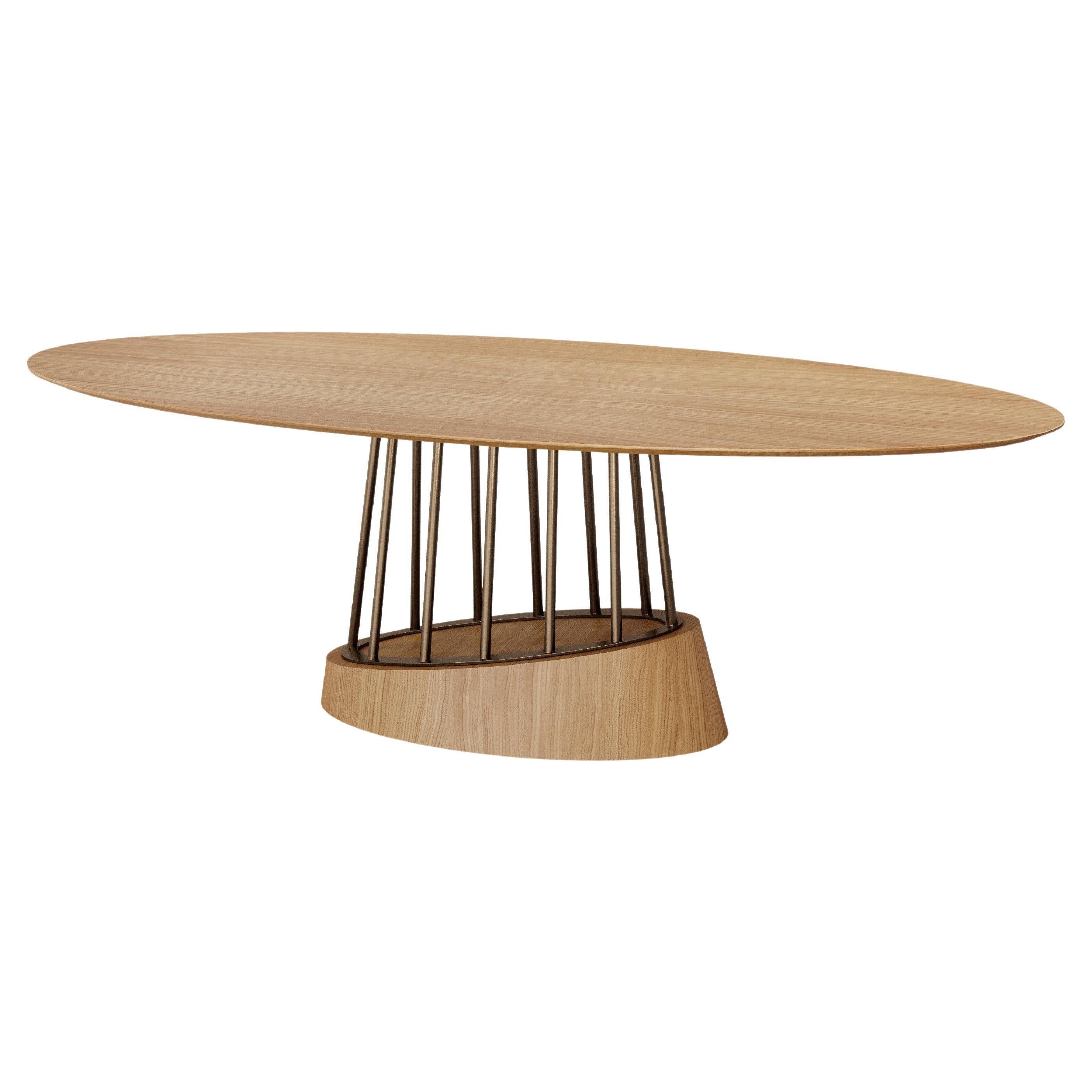 Soleil Round Dining Table For Sale at 1stDibs