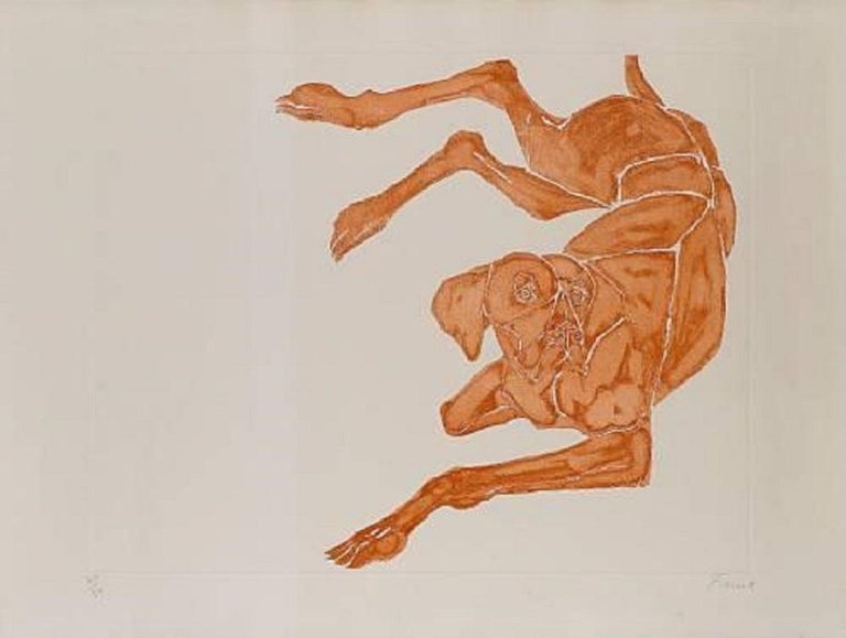 Elisabeth Frink - Viszla A (1980) (signed) For Sale at 1stDibs