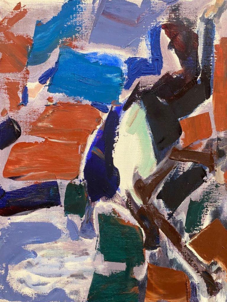 Elisabeth Hahn - 20th Century German Modernist Oil Painting Abstract ...