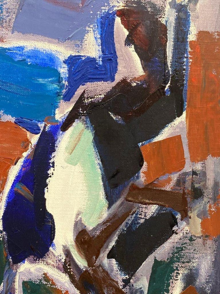 Elisabeth Hahn - 20th Century German Modernist Oil Painting Abstract ...