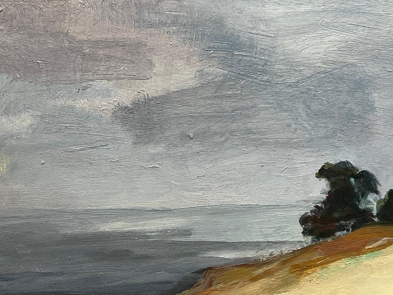 Elisabeth Hahn - 20th Century German Modernist Oil Painting - Beach ...