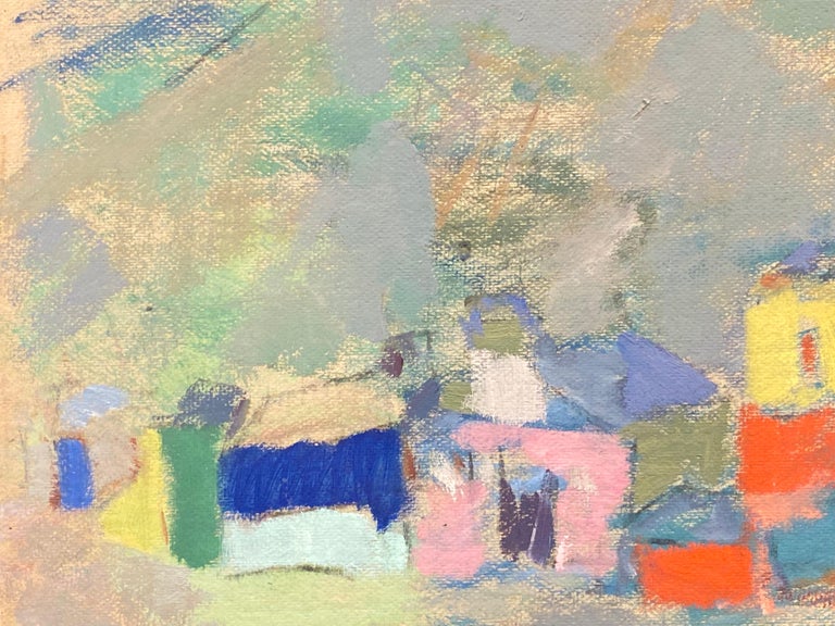 Elisabeth Hahn - 20th Century German Modernist Oil Painting Colorful ...