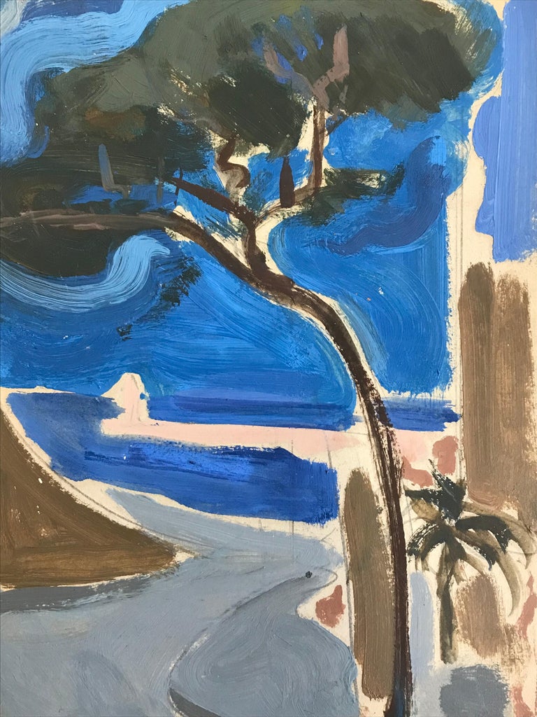 Elisabeth Hahn - 20th Century German Modernist Oil Painting - Tree Over ...