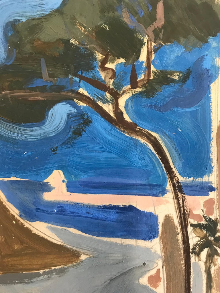 Elisabeth Hahn - 20th Century German Modernist Oil Painting - Tree Over ...