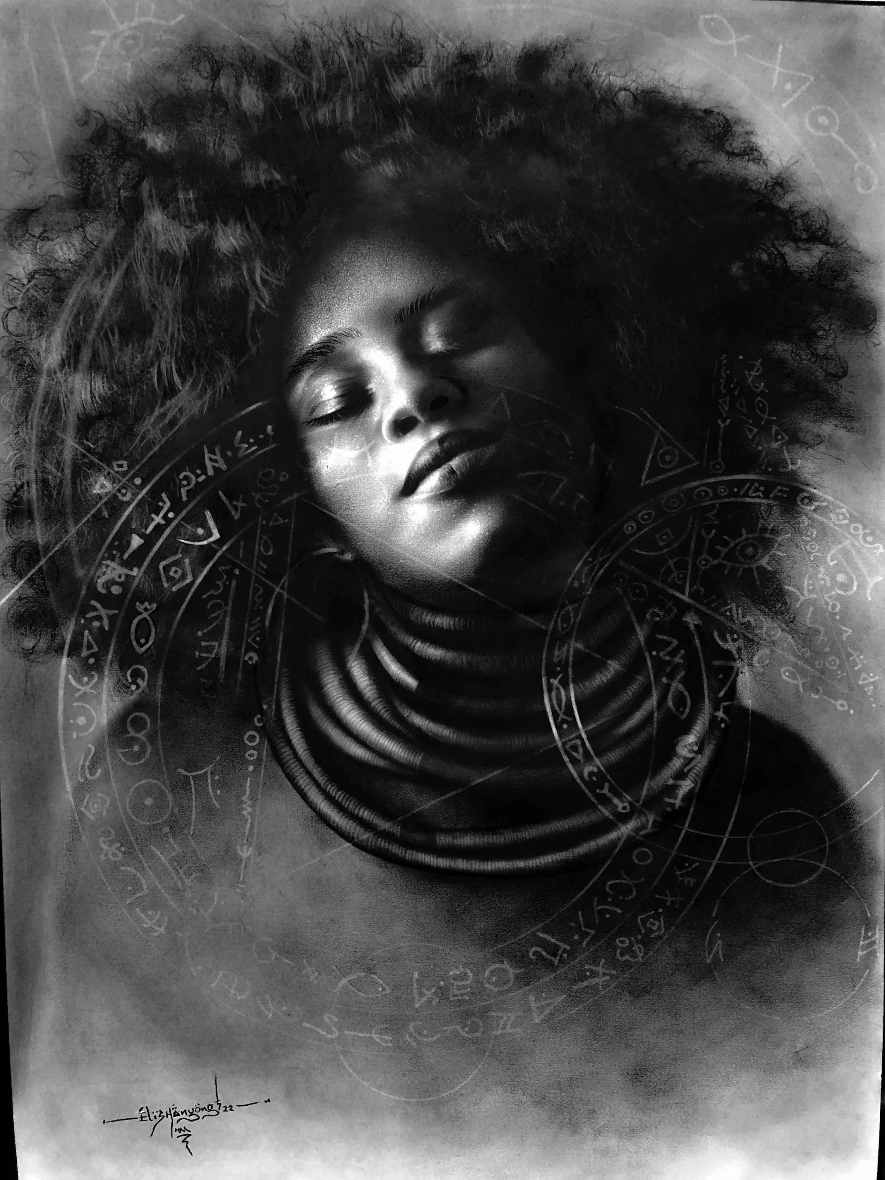 Elisha Nyong - Dark Paradise For Sale at 1stDibs