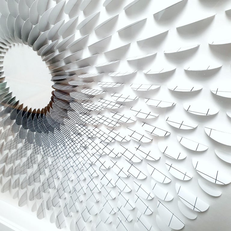 Eliza Kopec - Rozetta Raster B&W - contemporary modern abstract ...