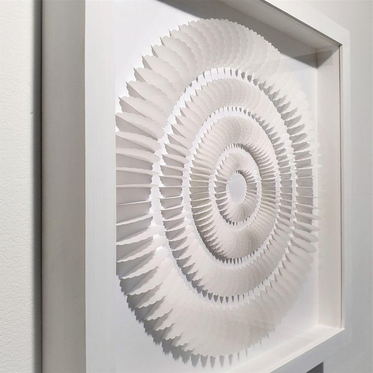 Eliza Kopec - White - contemporary modern abstract geometric paper ...