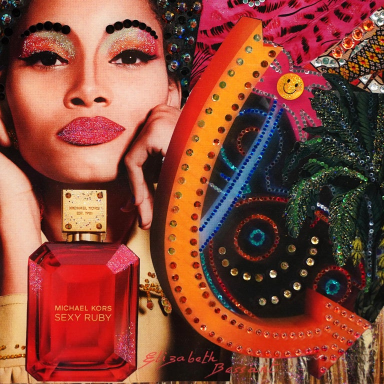 Elizabeth Bessant - Sexy Ruby - contemporary mixed media screen print ...