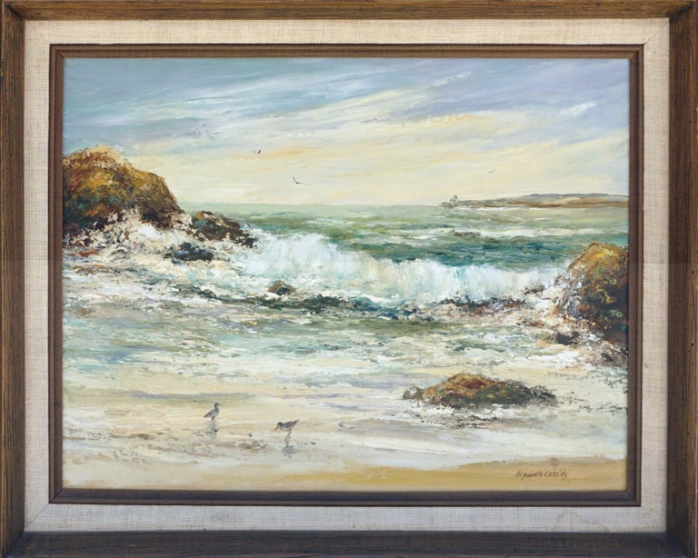 Elizabeth Cassidy - Mid Century Seascape -- Incoming Tide at 1stDibs