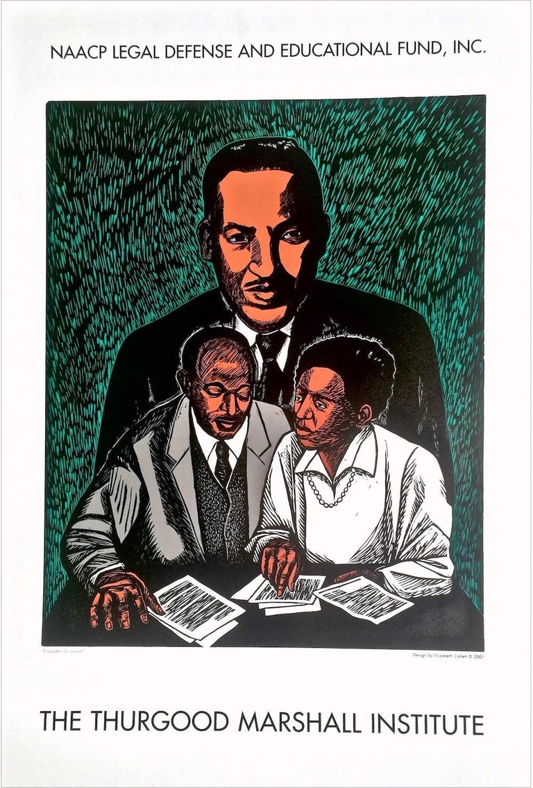 Elizabeth Catlett - CRUSADERS FOR JUSTICE Commemorative Art Poster ...