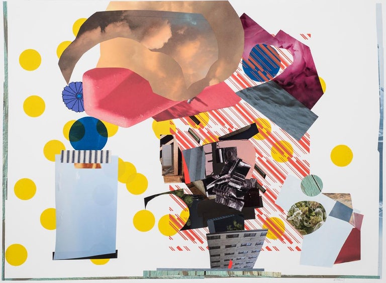 Elizabeth Emery - If I Could Fly Vi, Abstract Monoprint on Paper, 2018 ...