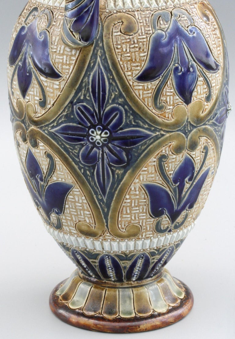 Elizabeth Fisher for Doulton Lambeth Art Pottery Jug Dated 1880 at ...