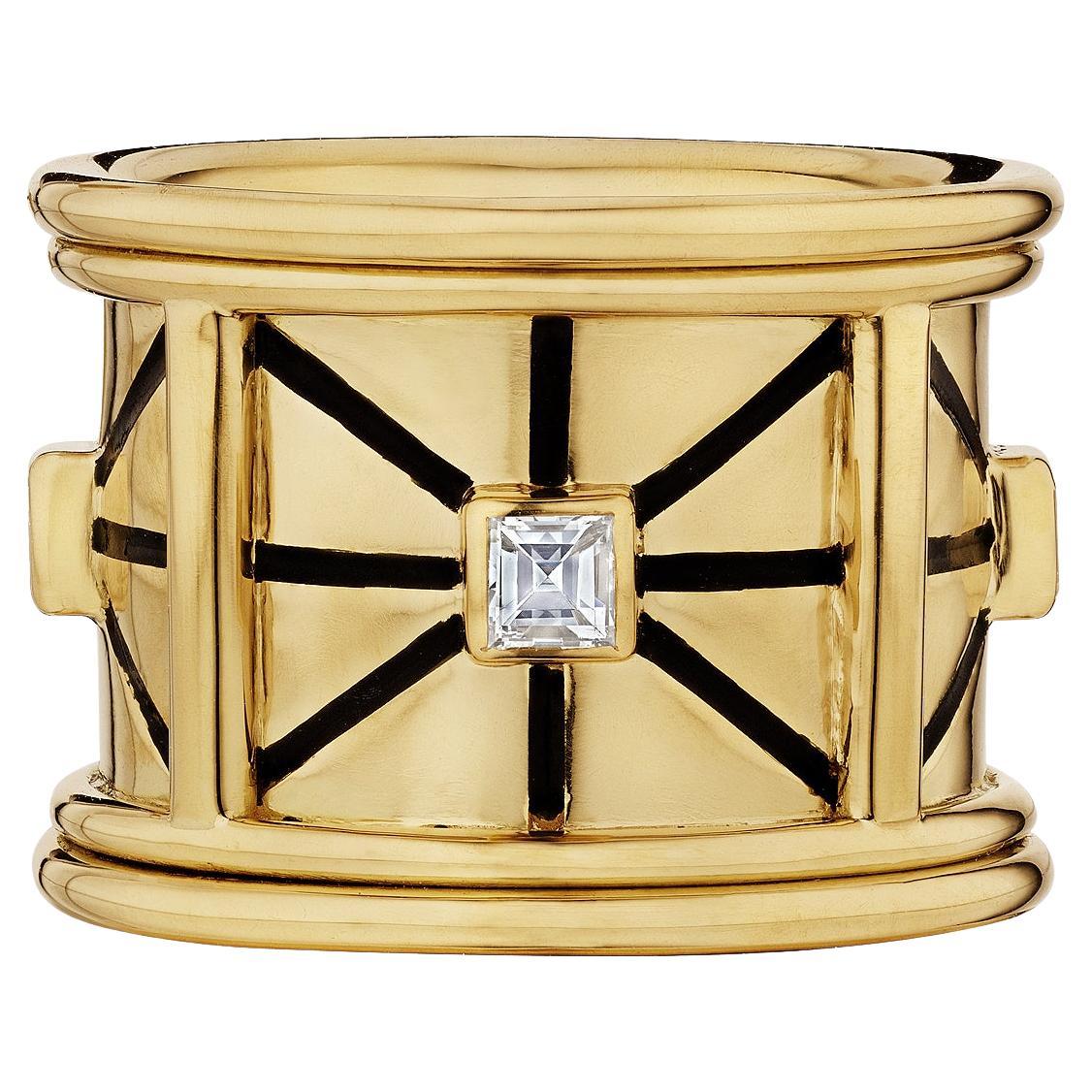 Elizabeth Gage Gold and Red Enamel Virgo Ring at 1stDibs | engagement ...