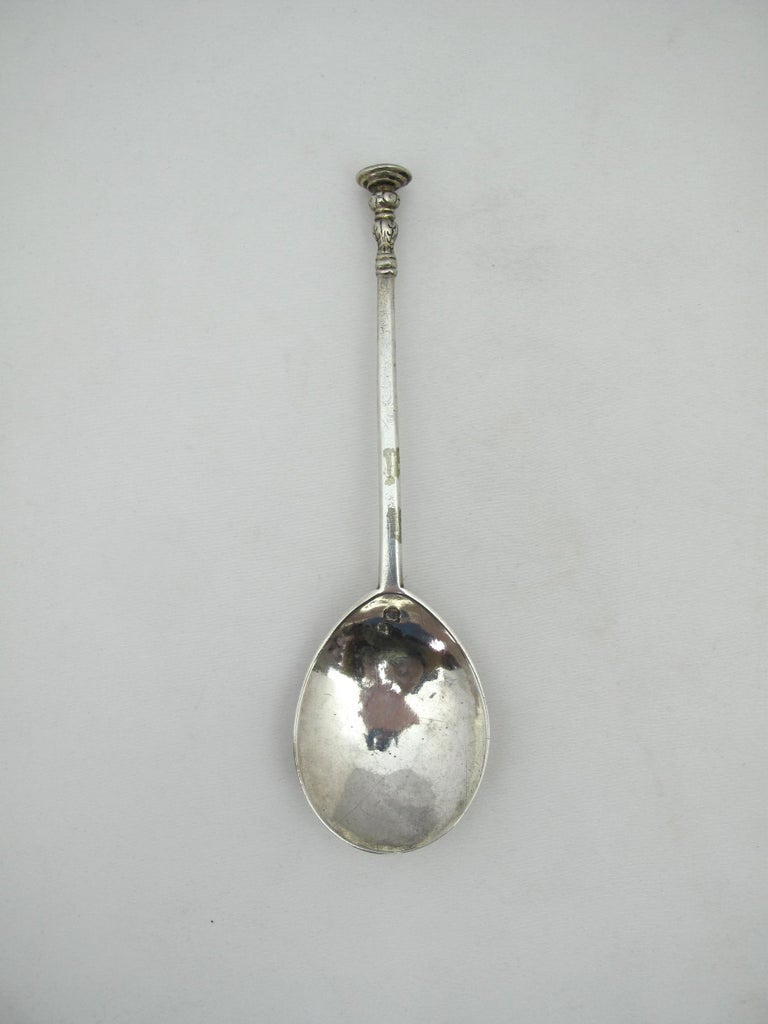 Elizabeth I Seal Top Sterling Silver Spoon John Quycke Barnstaple Quick ...