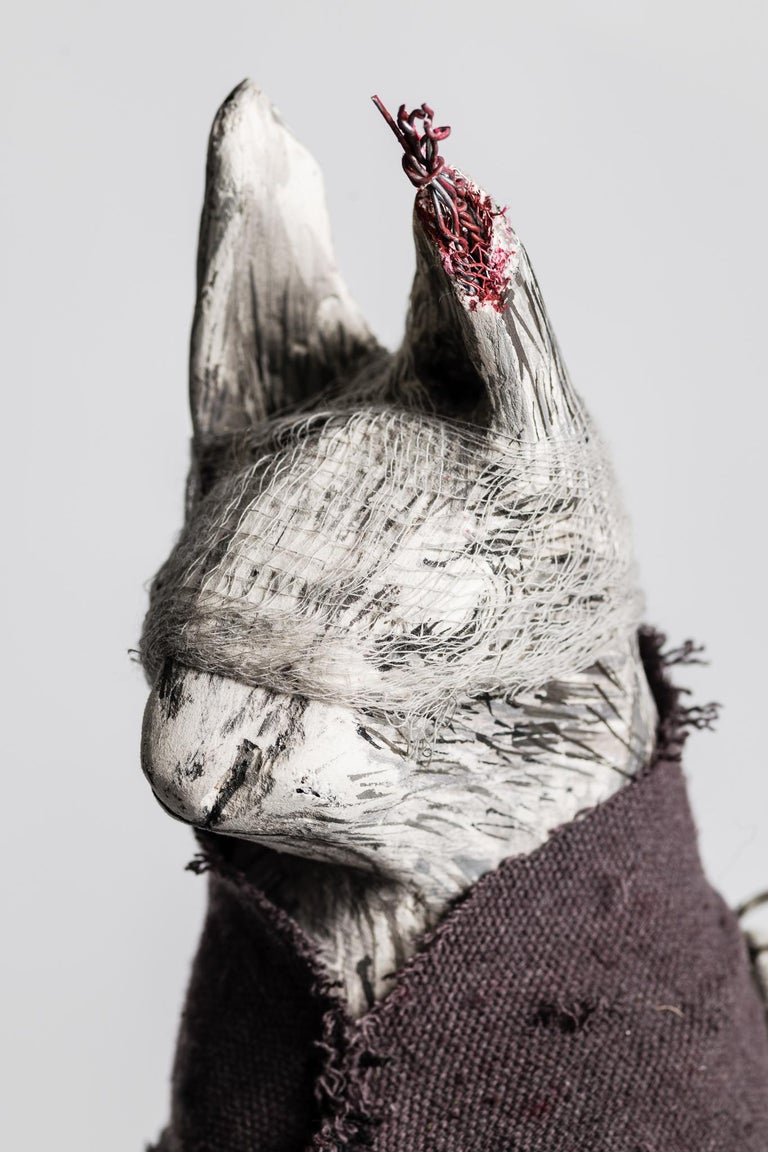 Elizabeth Jordan - Sculpture of hare suspended form chain: 'Children 5 ...