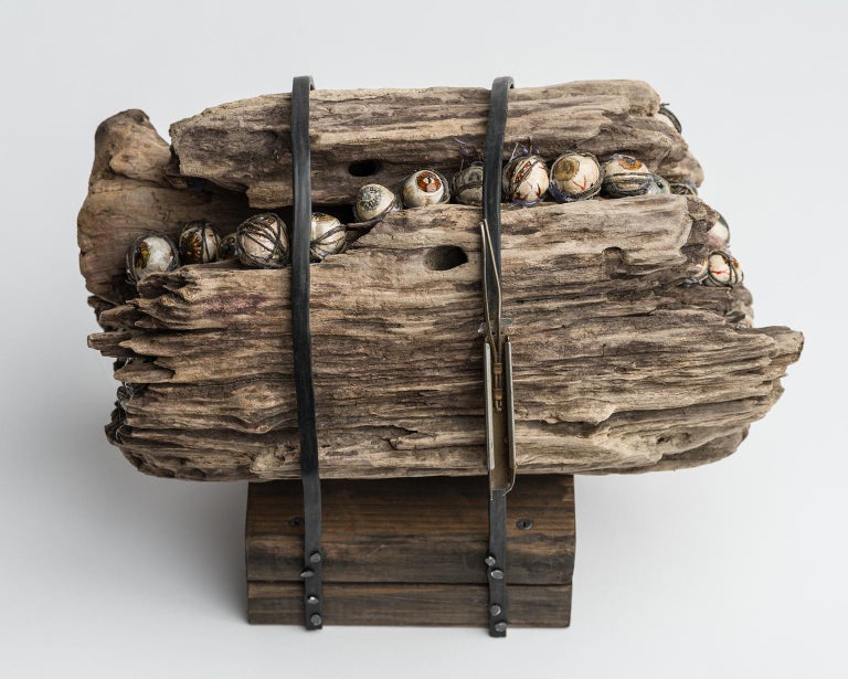 Elizabeth Jordan - Wood Sculpture: ''The Evil Eye Tree'' For Sale at ...