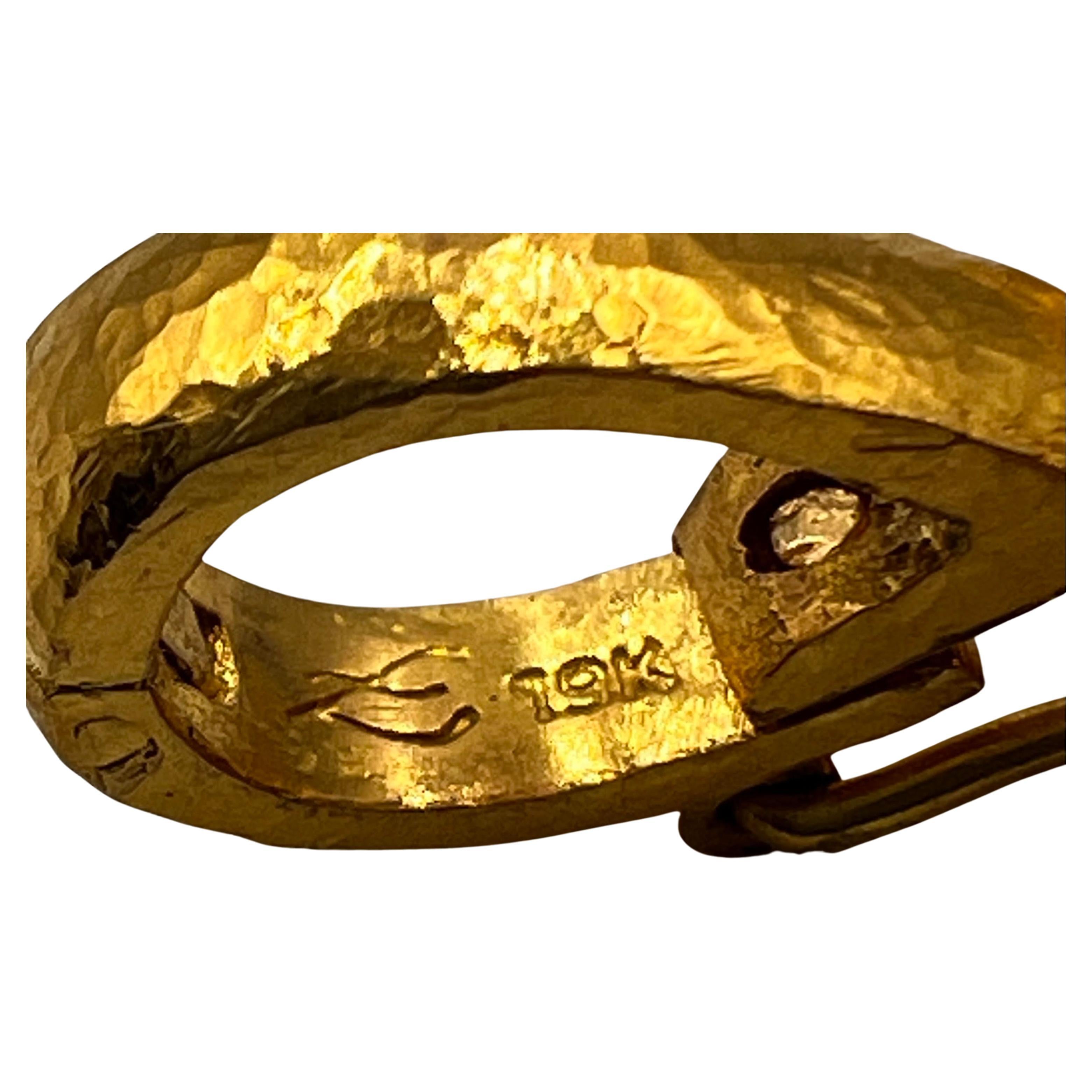 Elizabeth Locke 19k Gold Chinese Gambling Counter Pendant For Sale at ...