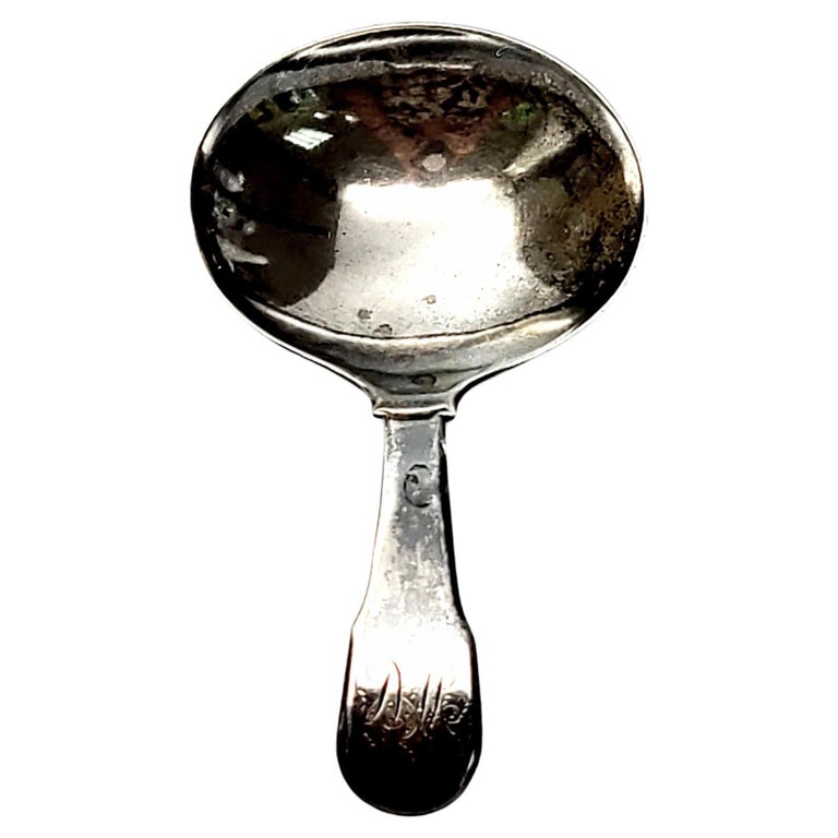 Elizabeth Morley London Sterling Silver Caddy Spoon For Sale at 1stDibs