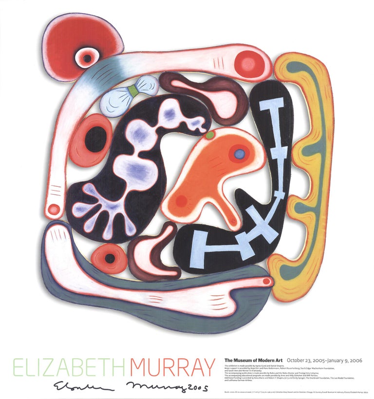 Elizabeth Murray - Elizabeth Murray-Bowtie-32" x 30"-Offset Lithograph ...