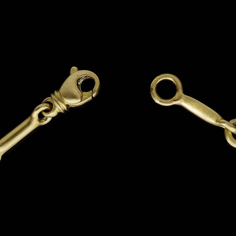 Elizabeth Rand 18 Karat Yellow Gold 0.10 Carat Diamond Necklace at ...