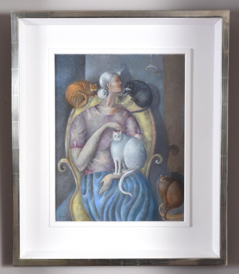 Elizabeth Taggart - 'The Cat Woman' by Elizabeth Taggart For Sale at ...
