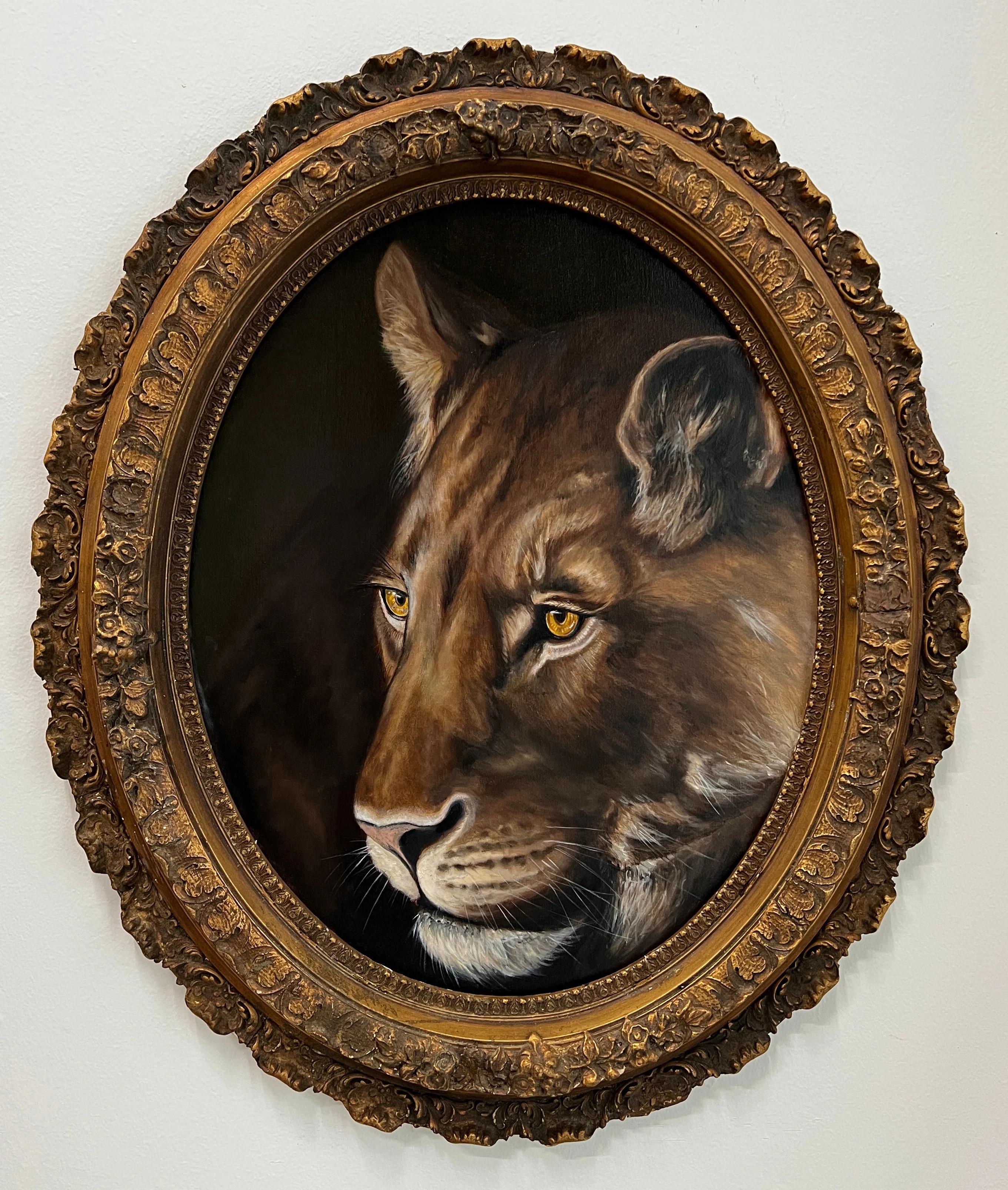 Elizabeth Waggett - Study of a Lioness For Sale at 1stDibs