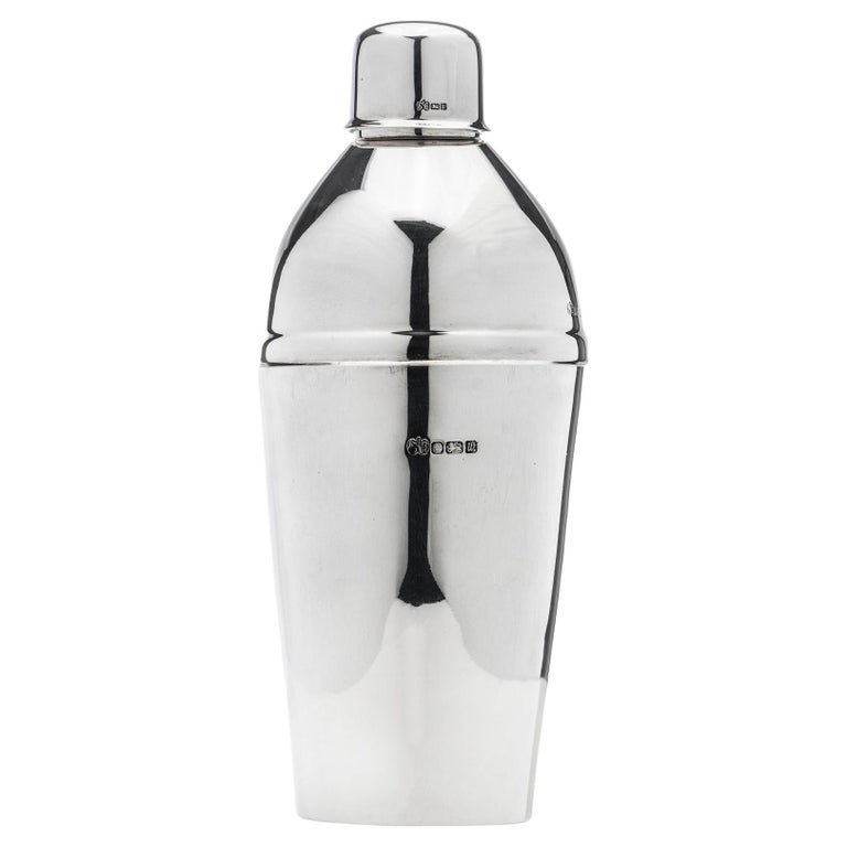 Elkington and Co Silver Cocktail Shaker, 1996 For Sale at 1stDibs