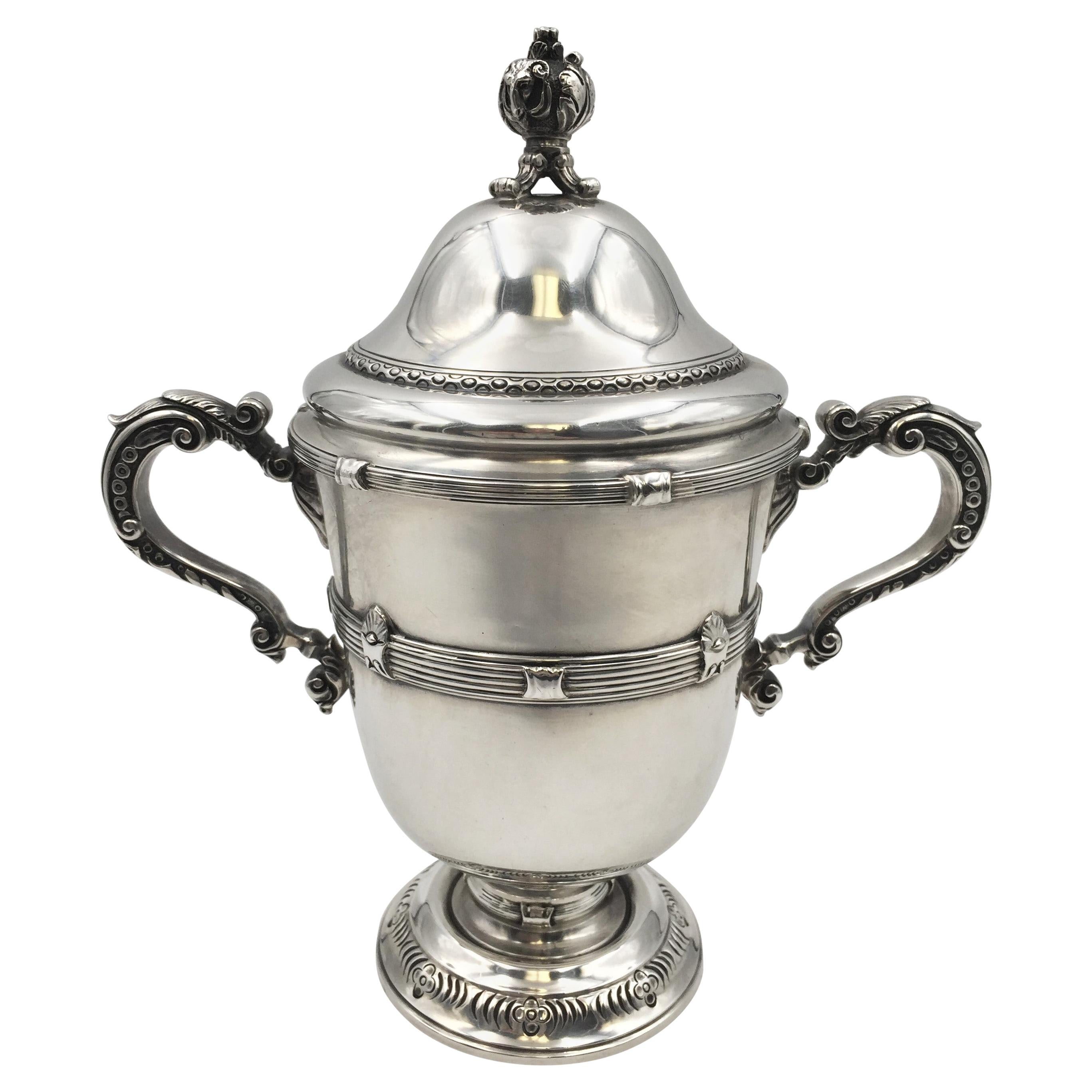 Traditional Sterling Silver Classical Amphora Urn Trophy Cup For Sale ...