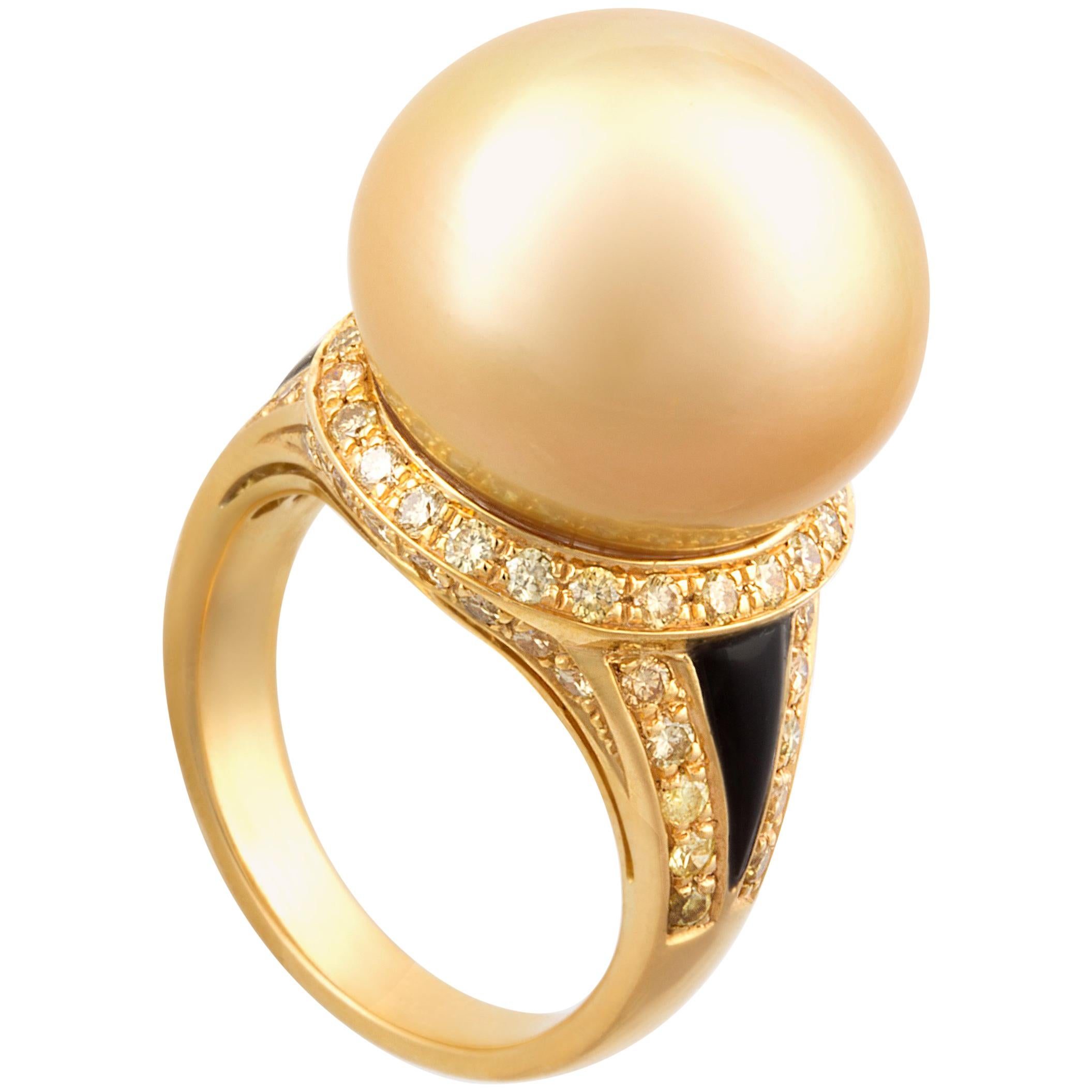 17MM South Sea Pearl Ring at 1stDibs