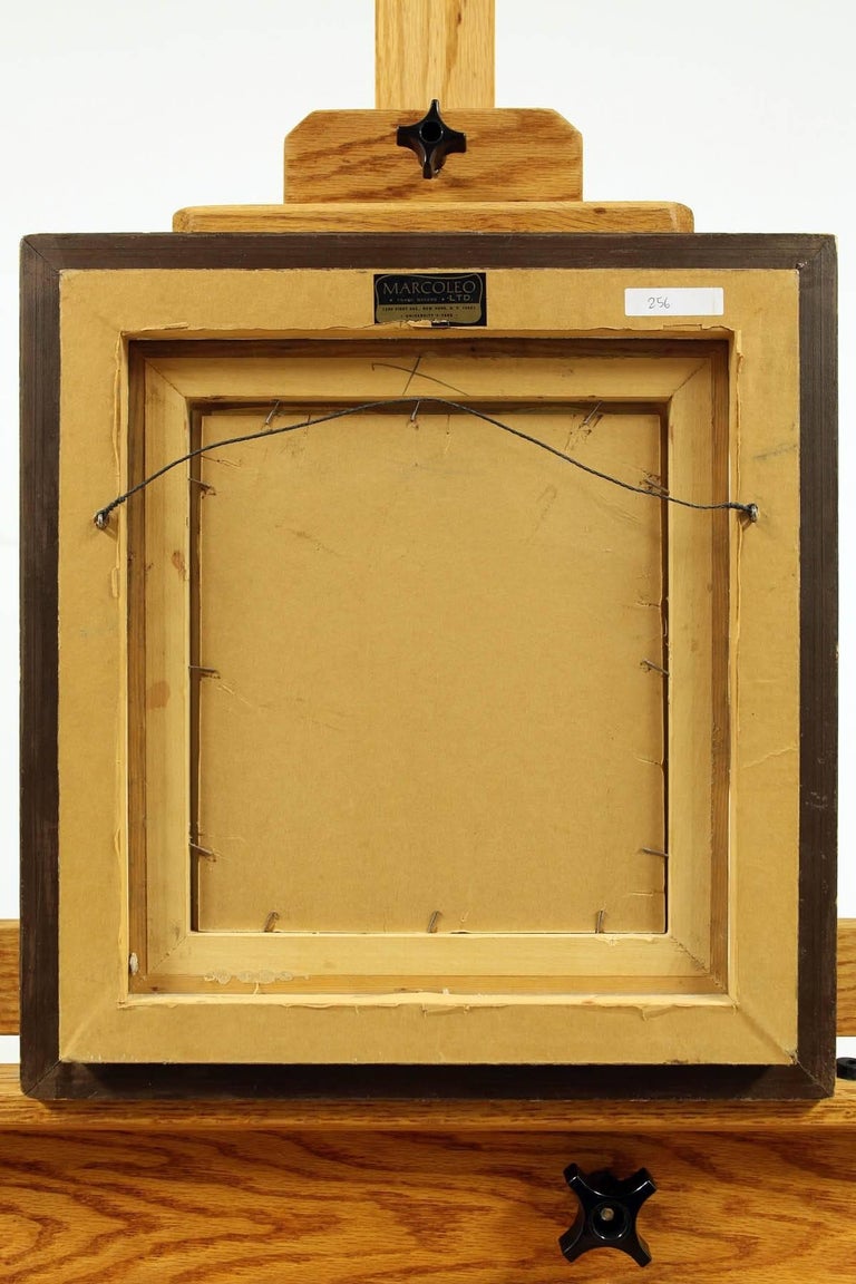 Ella Raayoni - Torn Fabric Collage Dada "Clown Face" Mid Century Modern ...