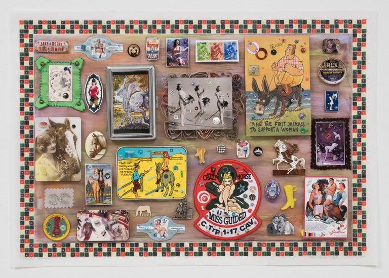 Ellen Frances Tuchman - HORSEY WOMEN : contemporary collage For Sale at ...